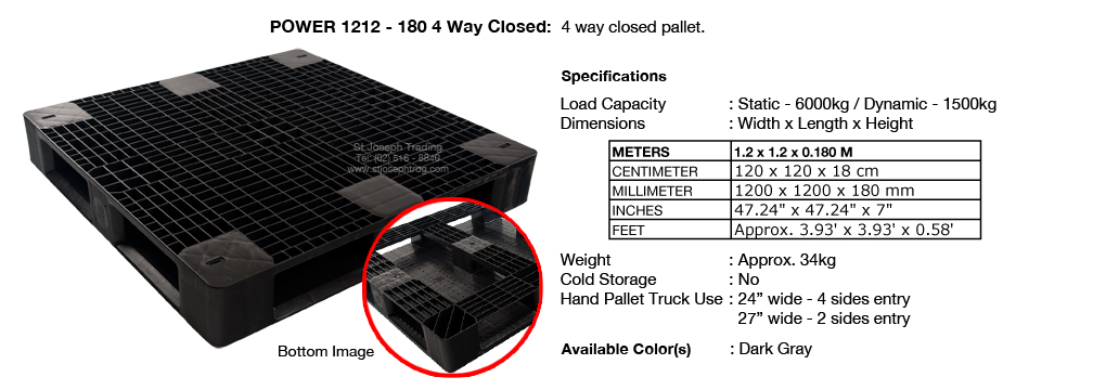 POWER PLASTIC PALLETS - St. Joseph Trading