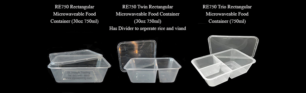 MICROWAVABLE FOOD CONTAINERS - St. Joseph Trading