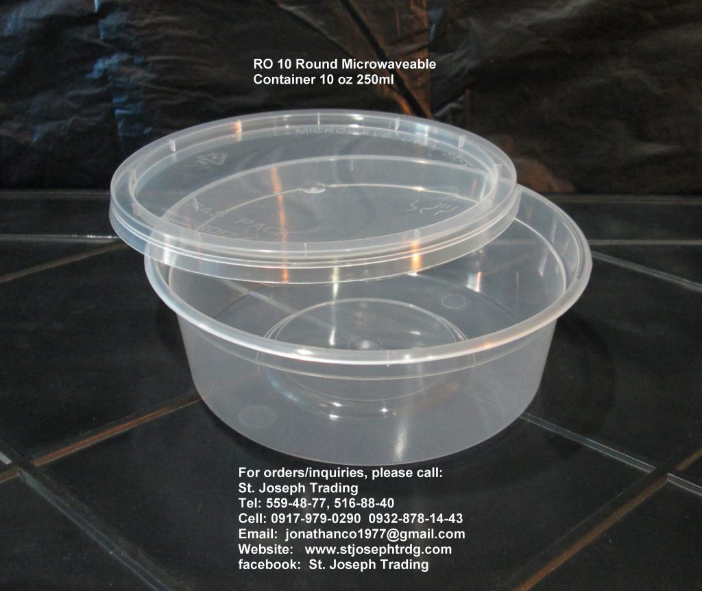 RO10 MICROWAVABLE CONTAINER - St. Joseph Trading